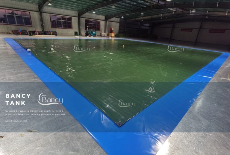 250m3 PVC Collapsible Large Water Tank Arrived In Belarus - Bancytank