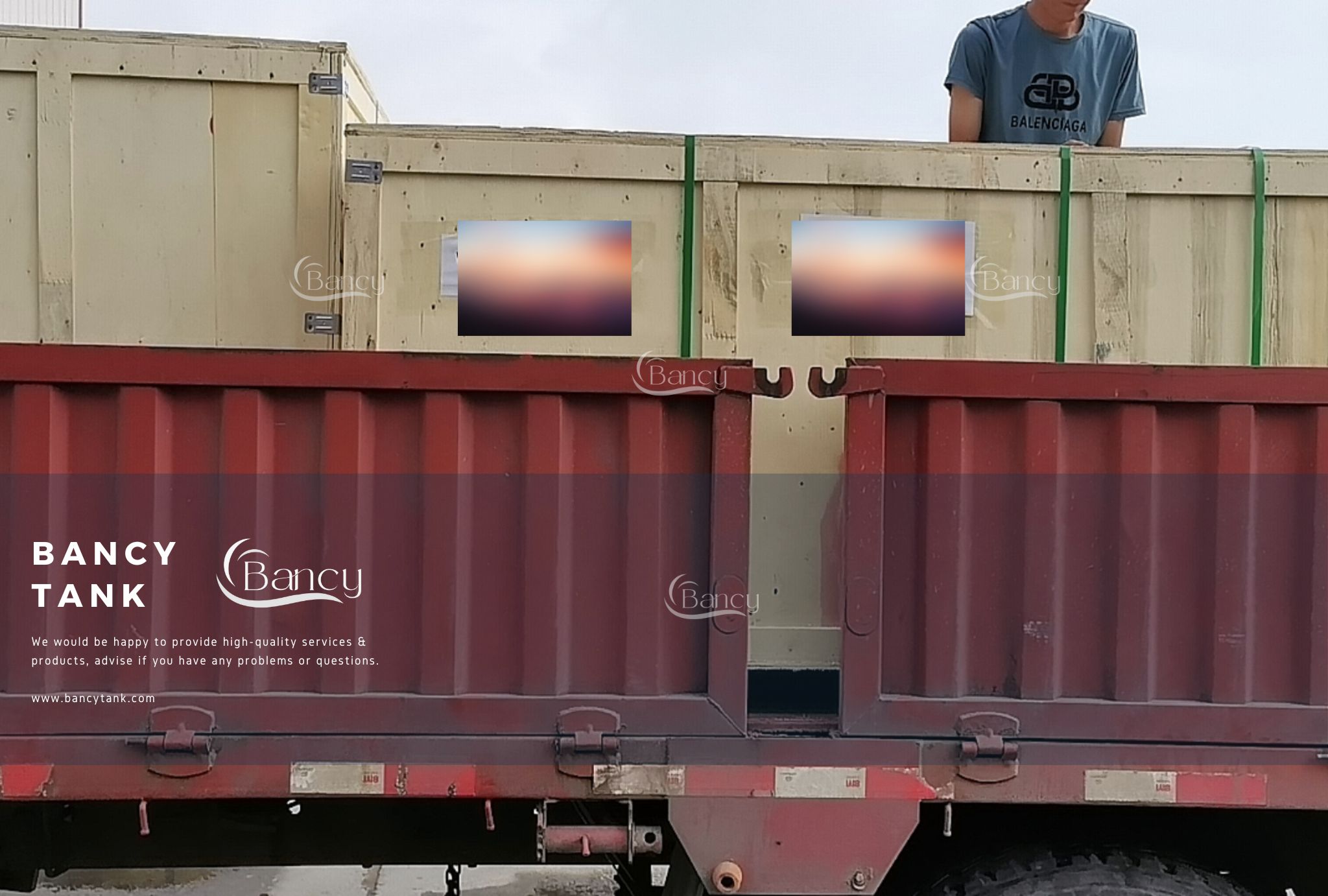 The Second Cooperation of 200m3,250m3 Water Holding Tank with ...