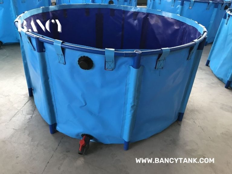 PVC Tarpaulin Biofloc Fish Tank for Malaysia Customer - Bancytank