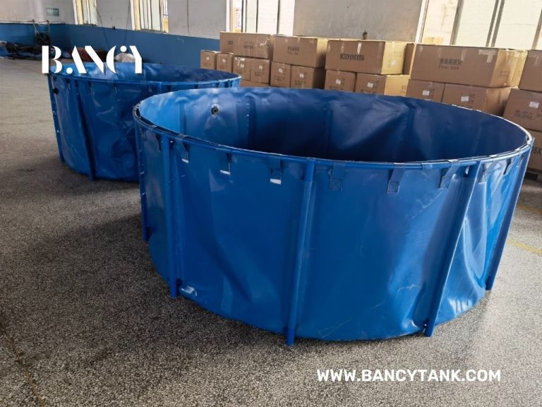 PVC Tarpaulin Biofloc Fish Tank for Malaysia Customer - Bancytank